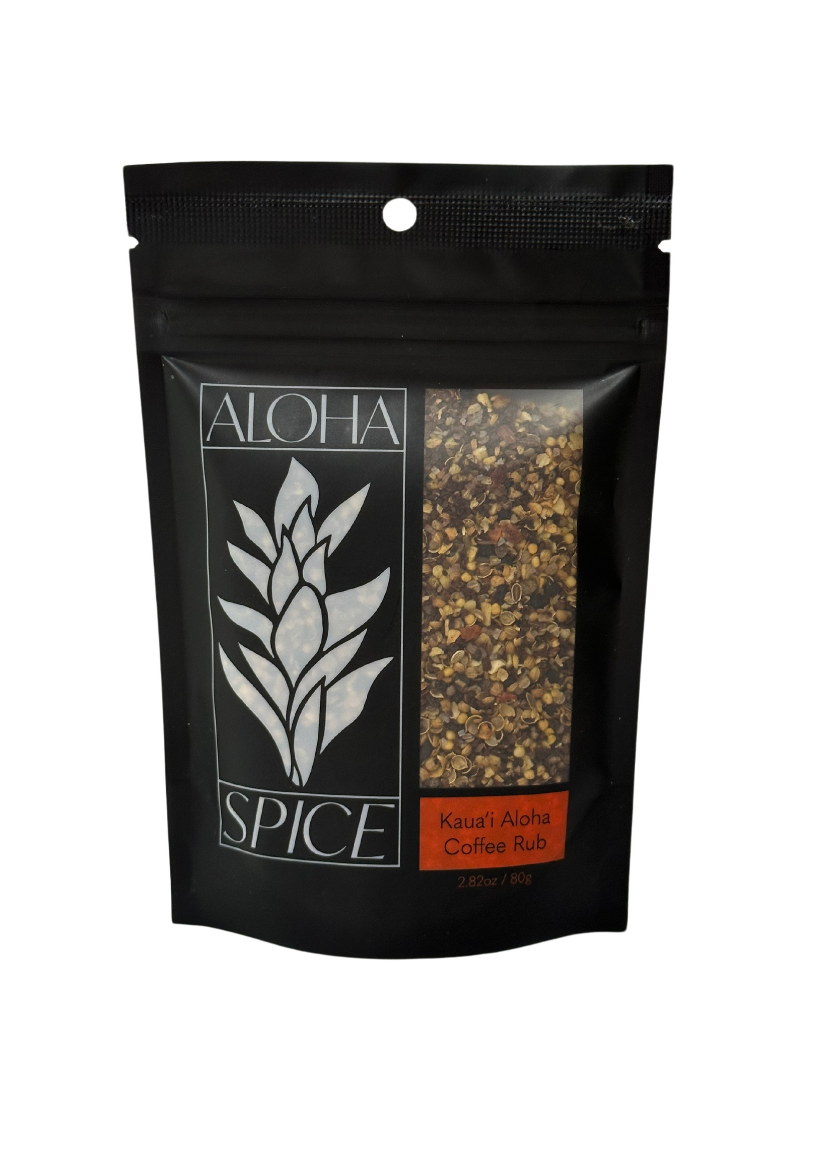Kauai Aloha Coffee Rub & Seasoning 2.82 oz. Stand Up Pouch – Aloha ...